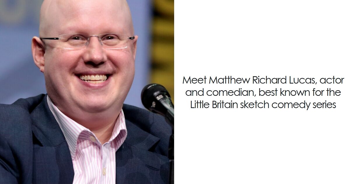 Matt Lucas: Bio And Career Highlights | Bored Panda