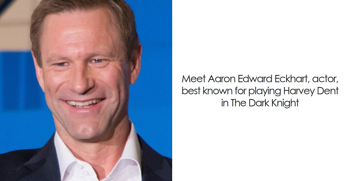 Aaron Eckhart: Bio And Career Highlights | Bored Panda