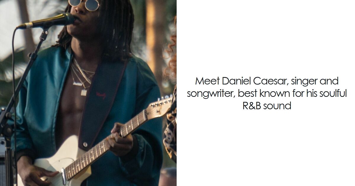 Daniel Caesar: Bio And Career Highlights | Bored Panda