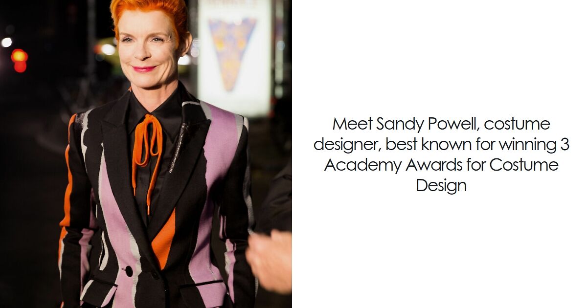 Sandy Powell: Bio And Career Highlights | Bored Panda