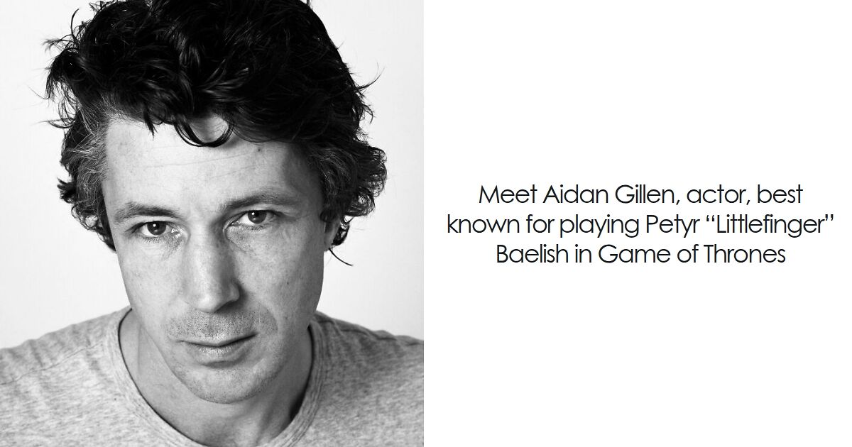Aidan Gillen: Bio And Career Highlights | Bored Panda