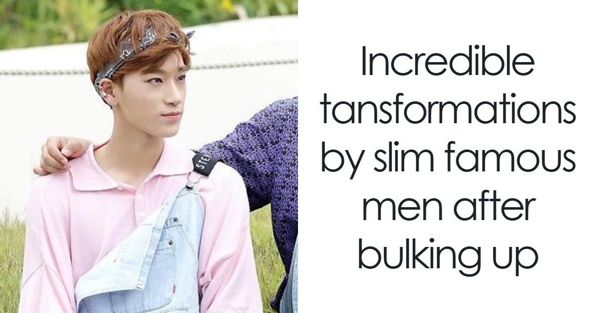 Transformations By Slim Famous Men After Bulking Up | Bored Panda