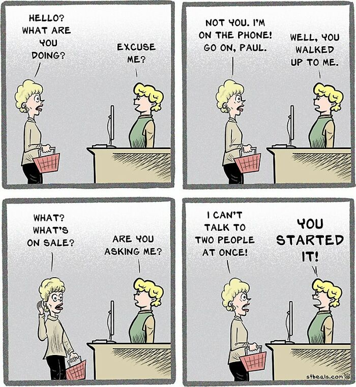 The Best 100 Funny And Relatable Comics About Customer Service And Work ...