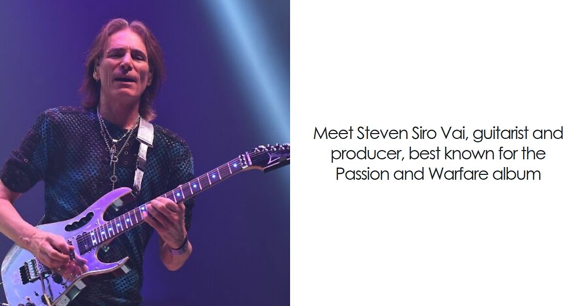 Steve Vai: Bio And Career Highlights | Bored Panda