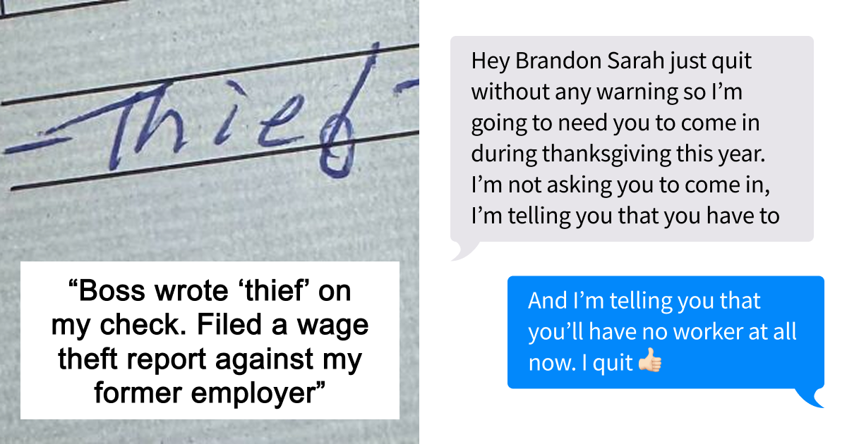 “Miscarriage Is Not An Excuse”: 67 Of The Nastiest Things Bosses Have ...
