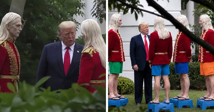 31 Most Creative Responses To Viral Photo Of Donald Trump With ...