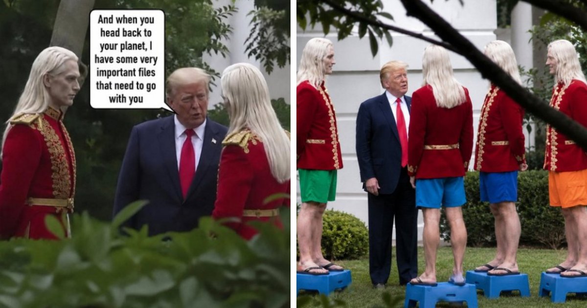 31 Most Creative Responses To Viral Photo Of Donald Trump With ...