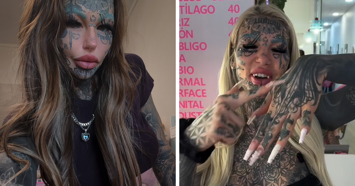 ‘Most Tattooed Woman’ Crosses Continents To Undergo ‘Highly Illegal ...