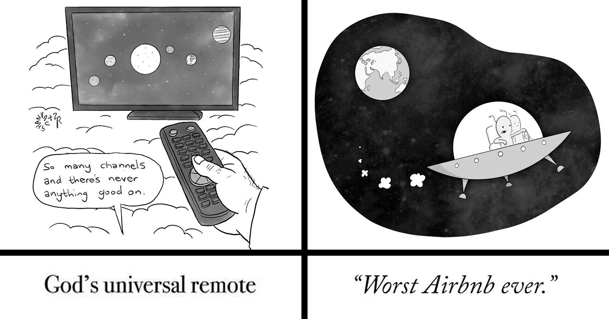 52 Single-Panel Cartoons That Are Weird, Witty, And Wonderfully ...