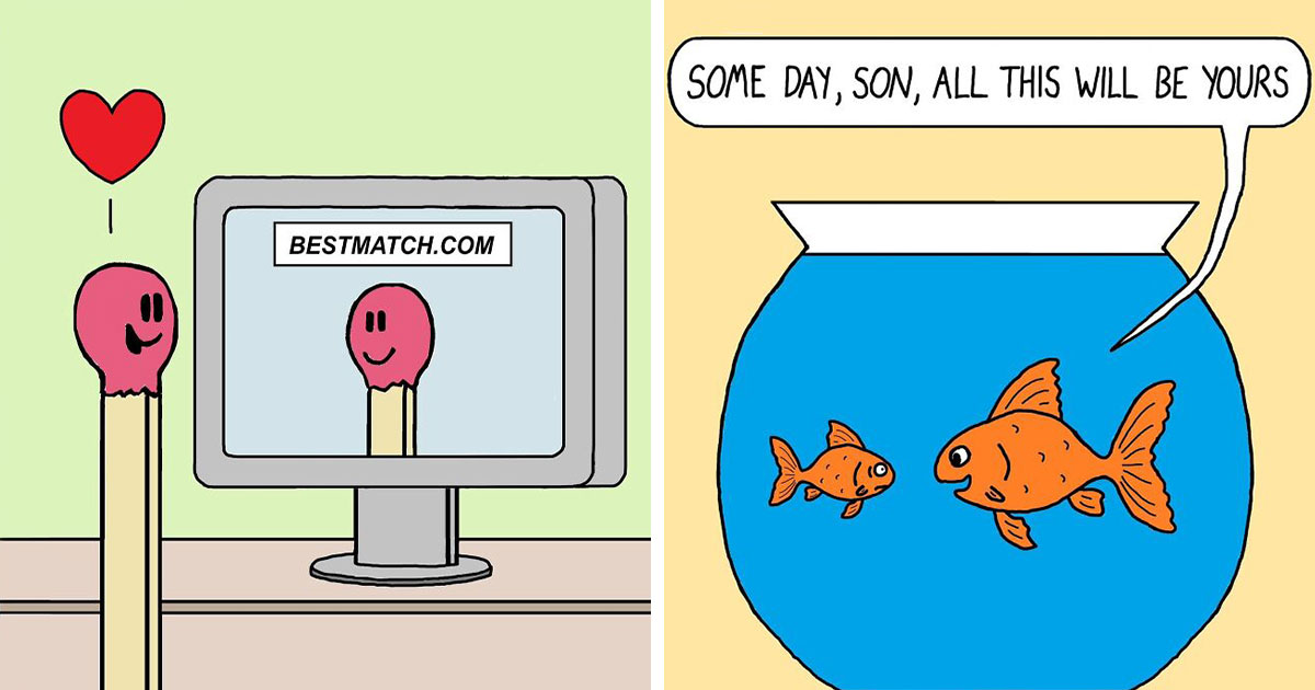 48 Clever Comics With Punchlines You Won’t See Coming | Bored Panda