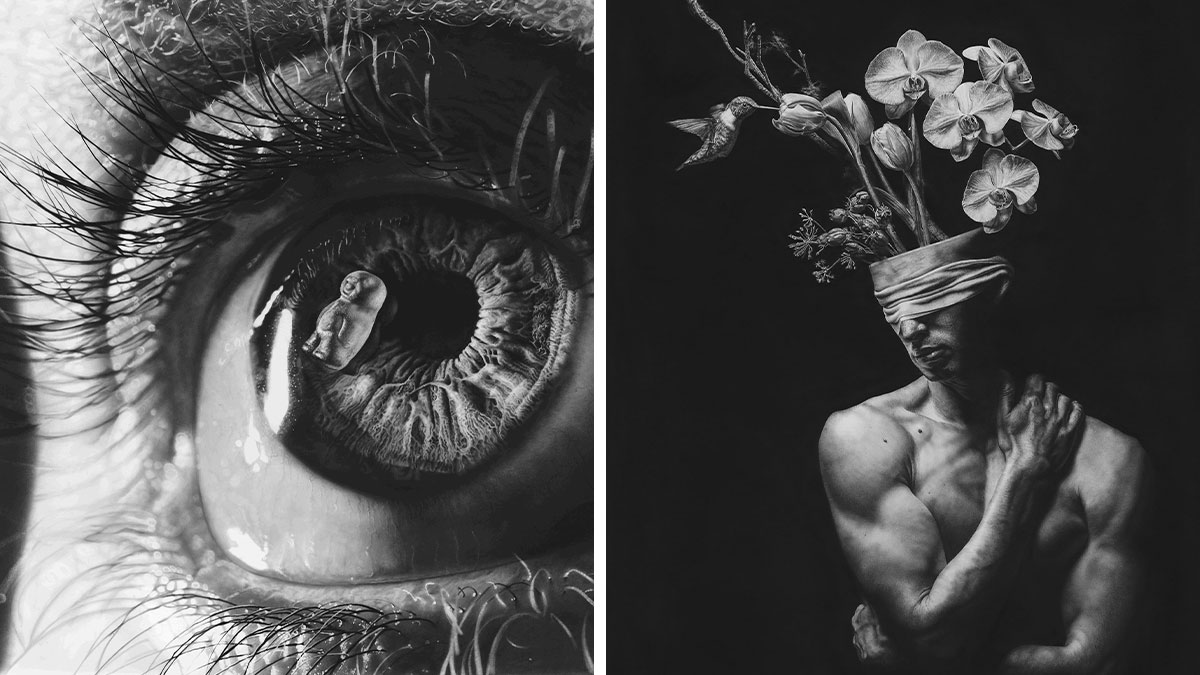 21 Hyperrealistic Pencil Drawings That Are Full Of Hidden Symbolism ...