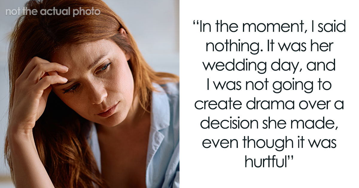 Woman Takes Her MOH Responsibilities Seriously, Bride Makes Her Regret ...